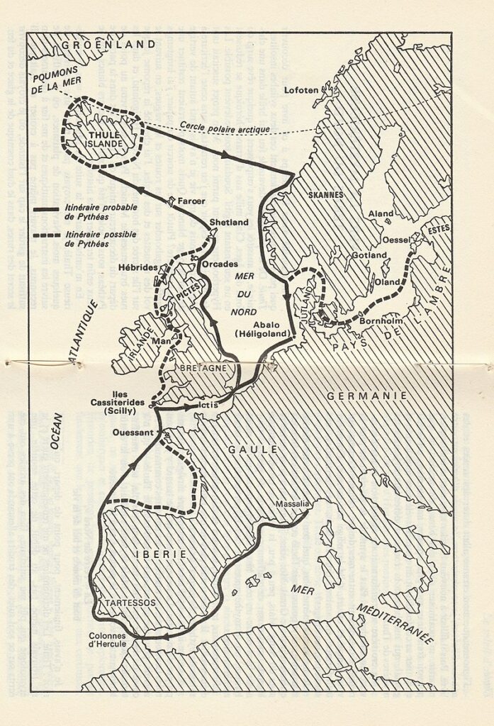 Statue de Pythéas et Euthymènes par Yvan-Pierre Gouirand, Marseille